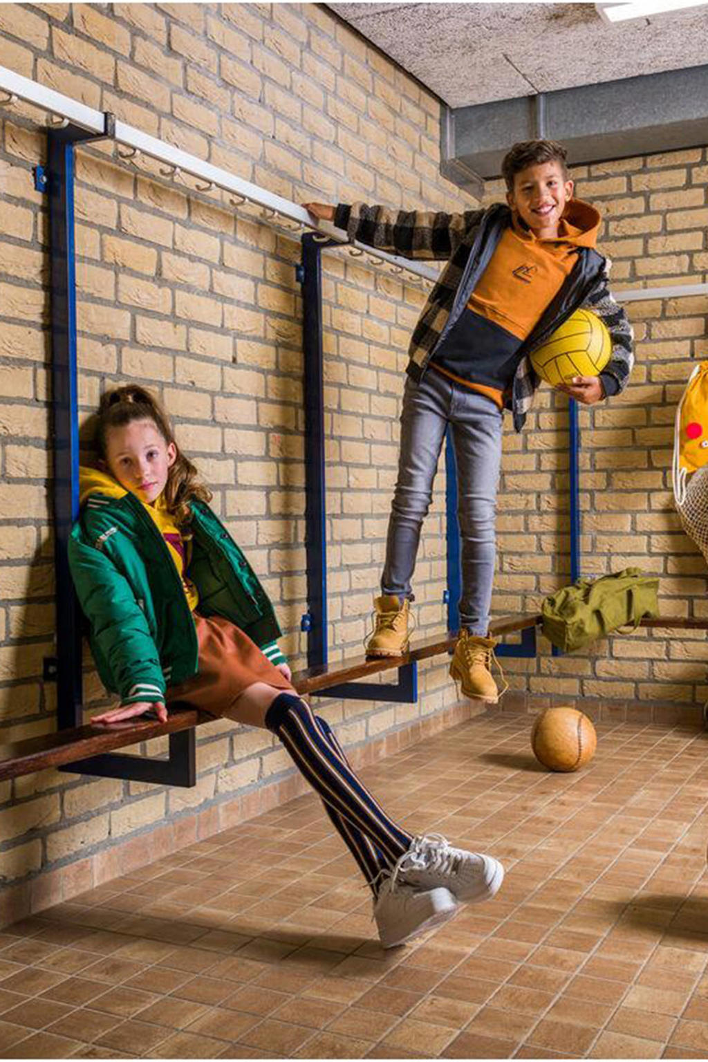 Me & My Monkey geruite teddy jas Kick ecru/zwart | wehkamp