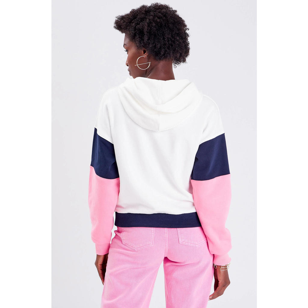 Cache Cache hoodie ecru/roze/blauw | wehkamp
