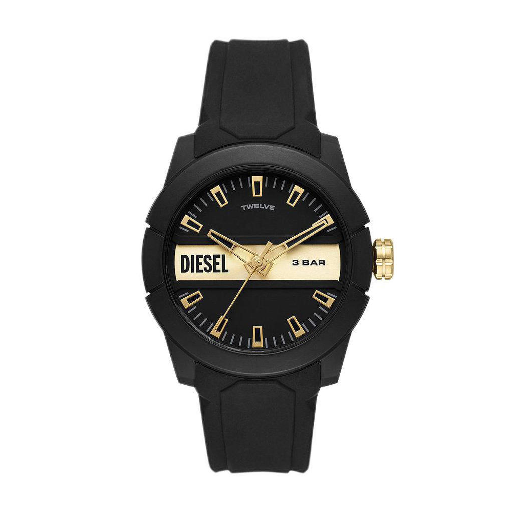 Diesel horloge DZ1997 Double Up zwart | wehkamp