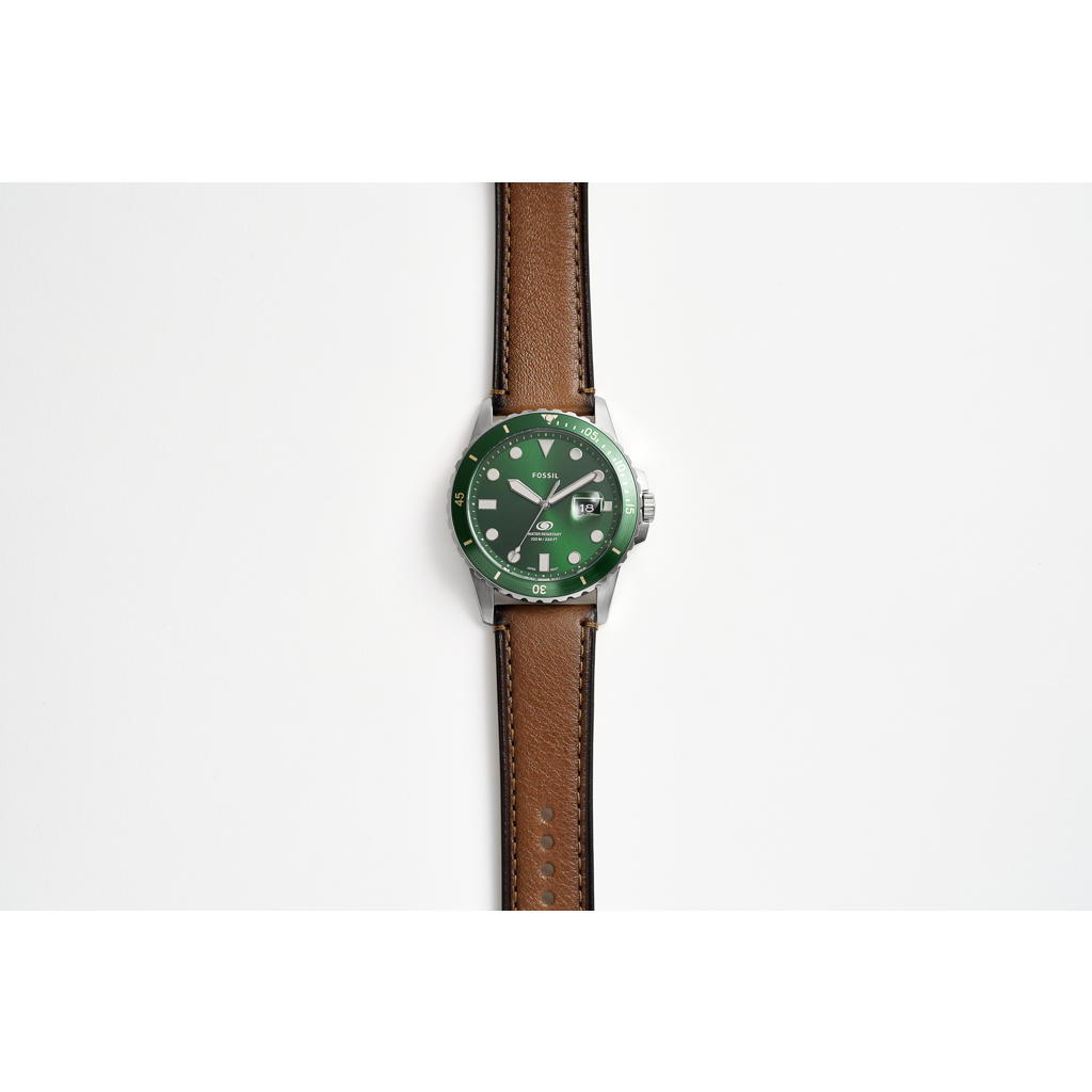 Fossil horloge FS5946 Fossil Blue bruin | wehkamp
