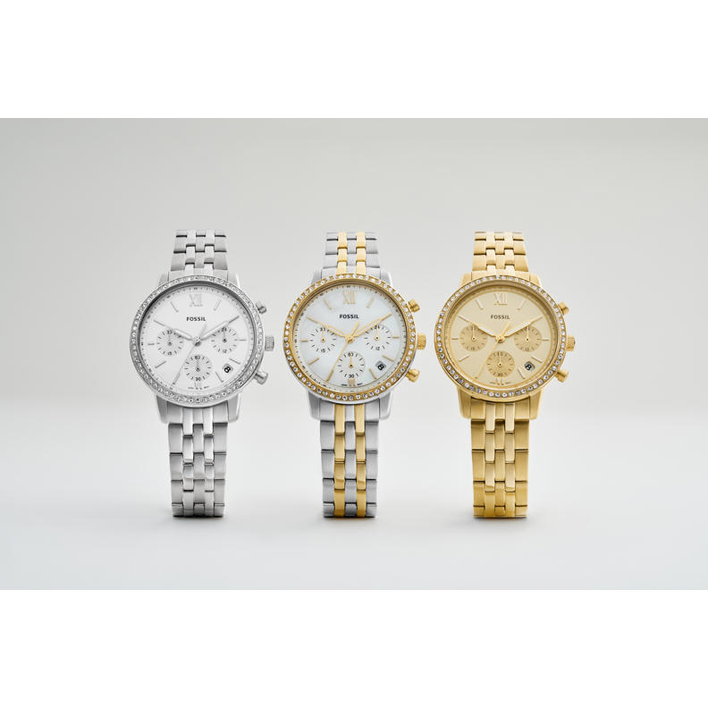 Fossil horloge ES5219 Neutra goudkleurig | wehkamp