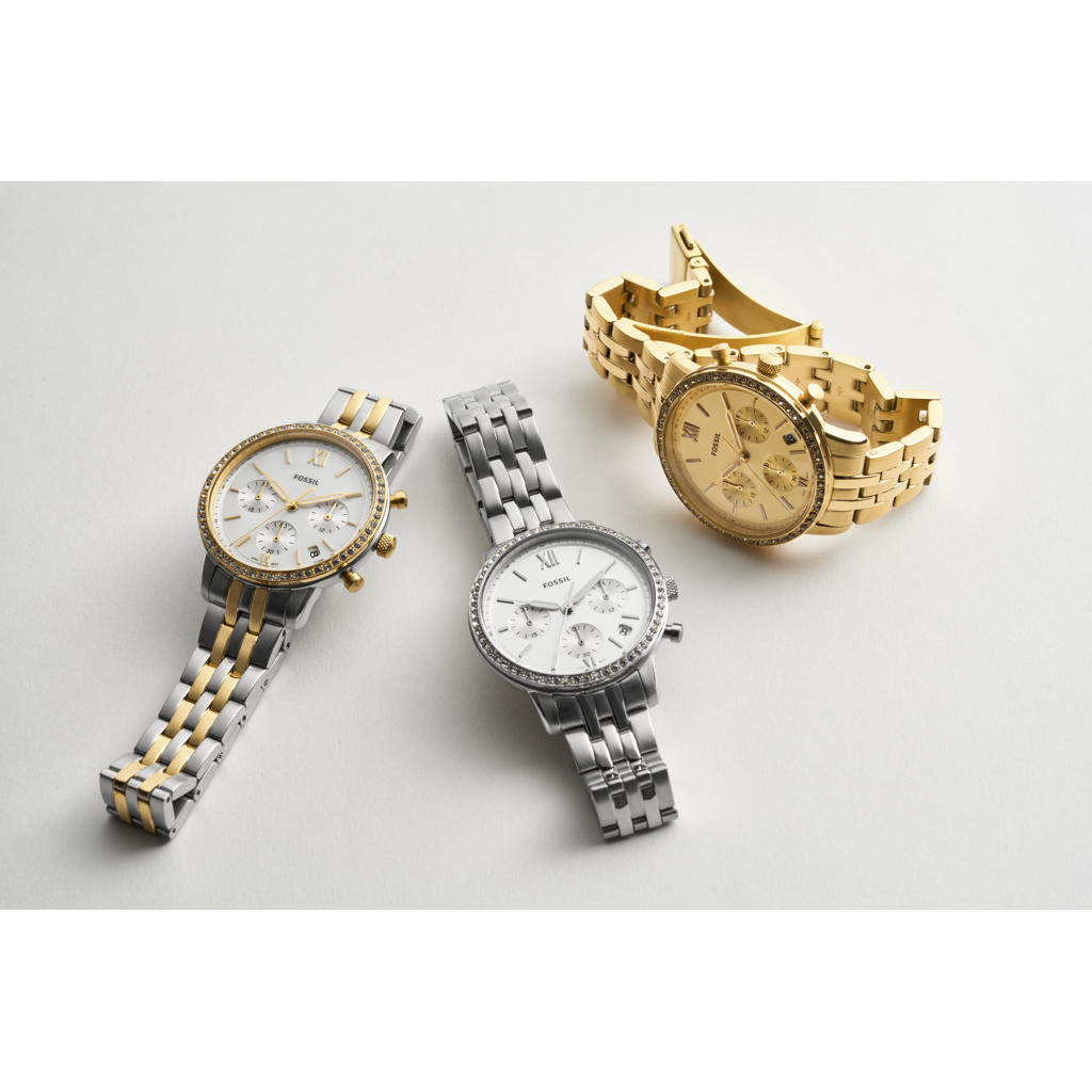 Fossil horloge ES5219 Neutra goudkleurig | wehkamp