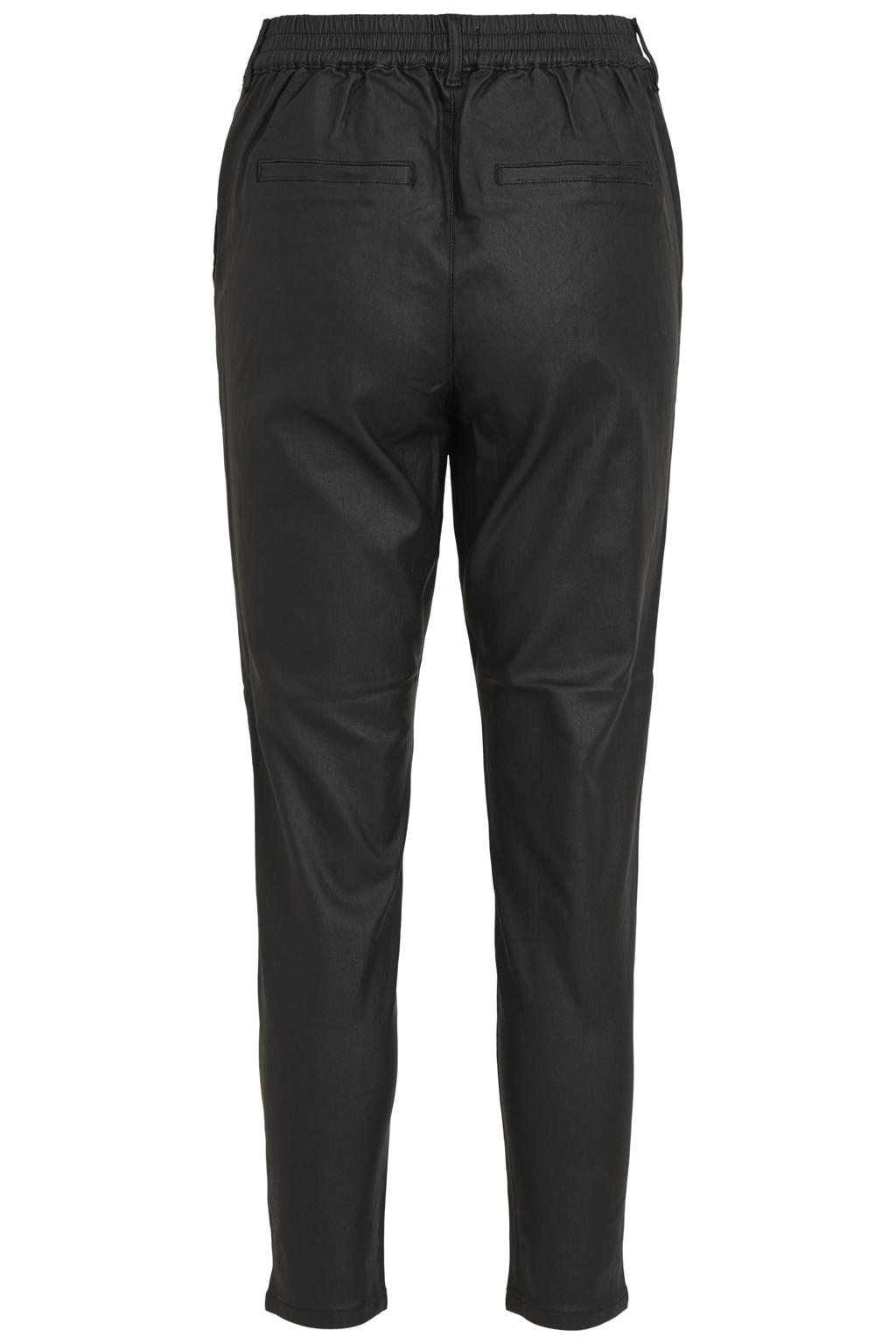 OBJECT coated loose fit broek OBJBELLE zwart | wehkamp
