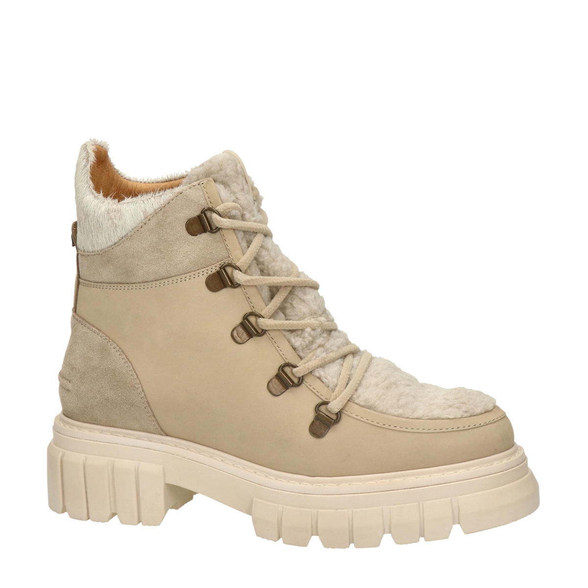 Maruti nubuck veterboots beige | wehkamp