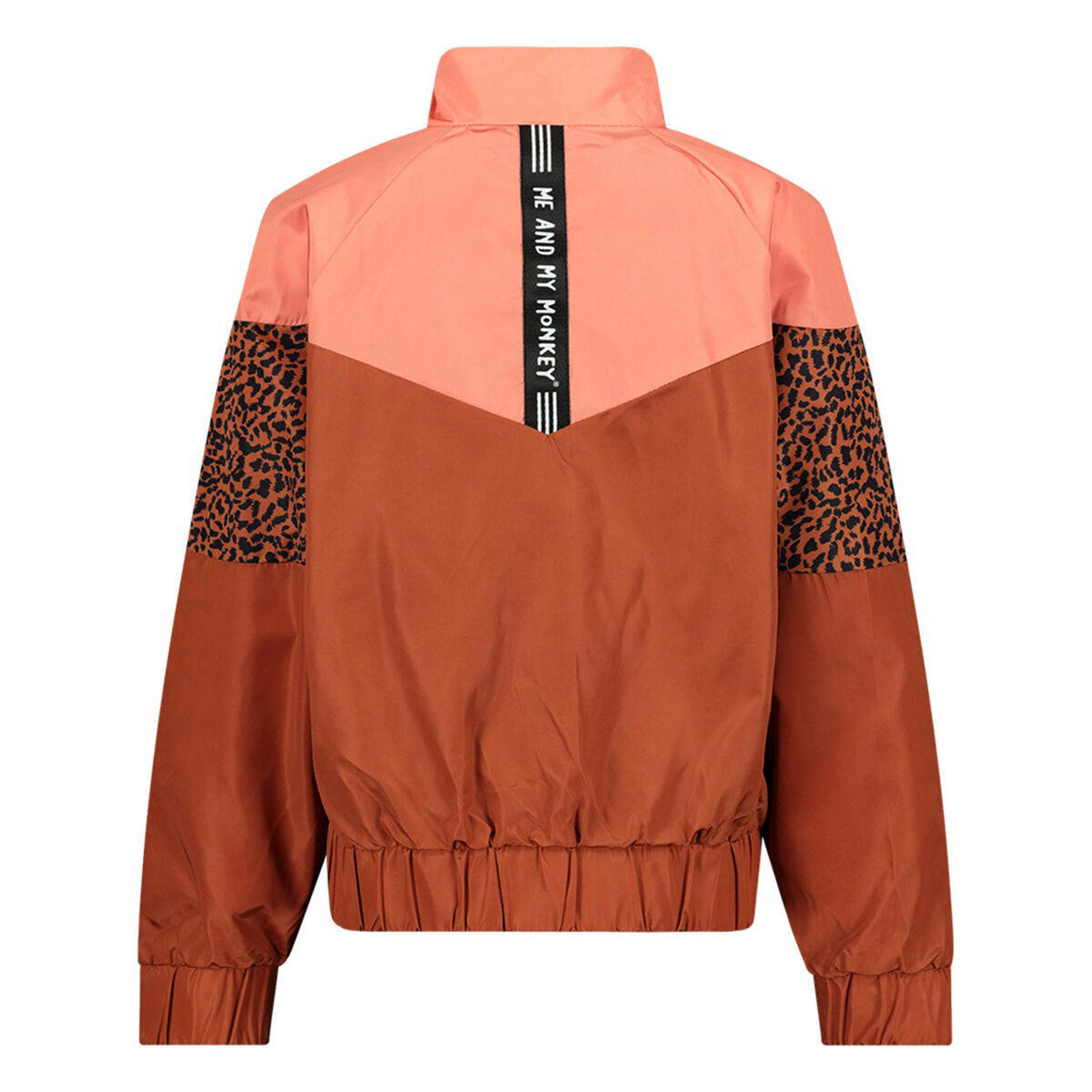 Me & My Monkey zomerjas bruin/roze | wehkamp