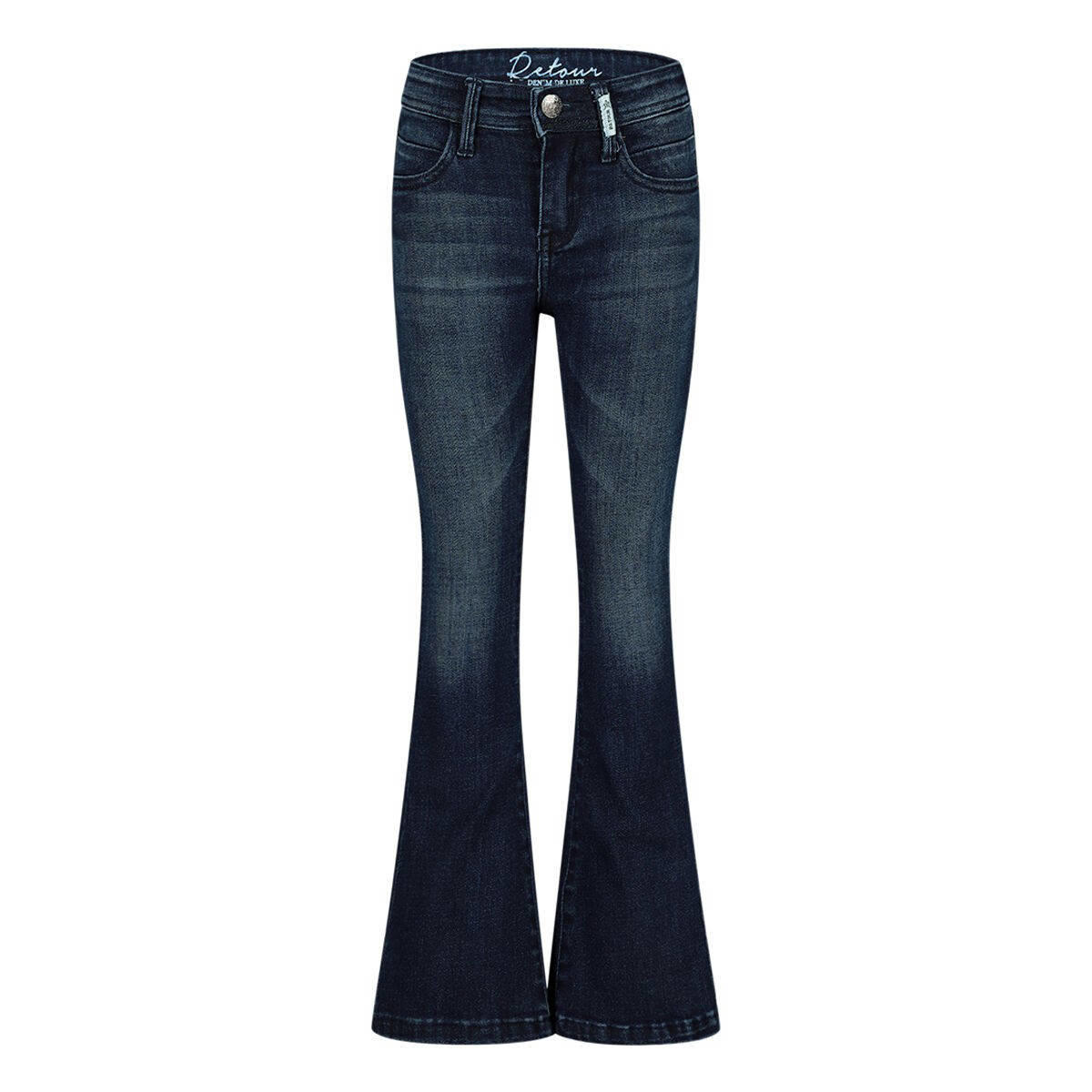 Retour Jeans high waist flared jeans MIDAR dark blue denim | wehkamp