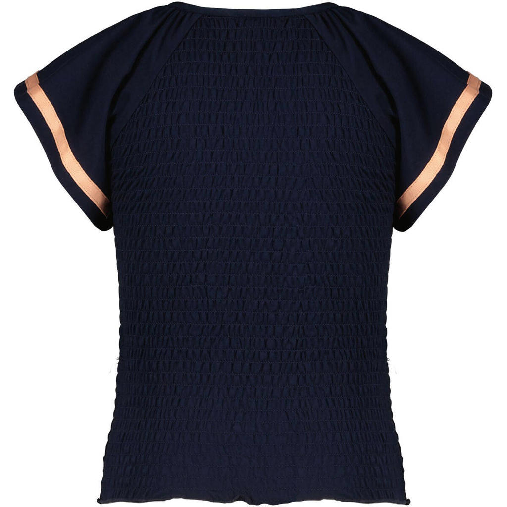 NONO T-shirt Kulia donkerblauw/zalm | wehkamp