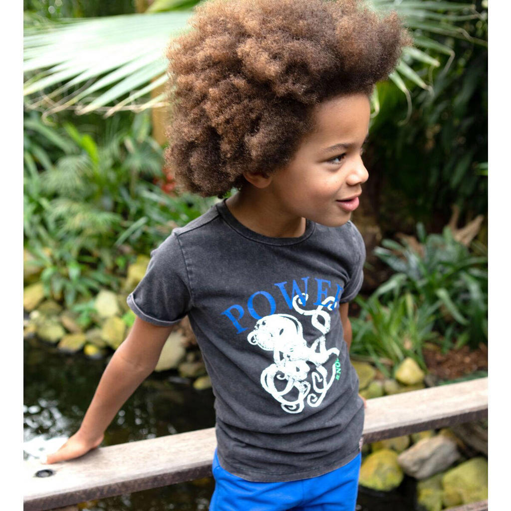 B.Nosy T-shirt met printopdruk antraciet | wehkamp