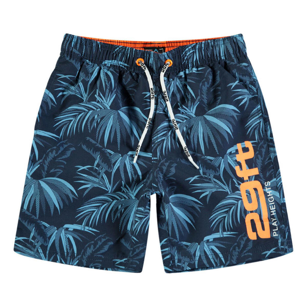 29FT zwemshort donkerblauw/blauw | wehkamp