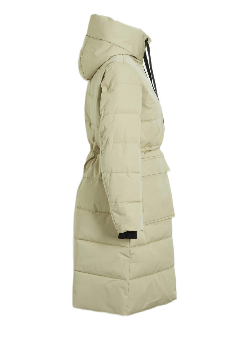 MSCH Copenhagen gewatteerde jas Pavinaria zand | wehkamp