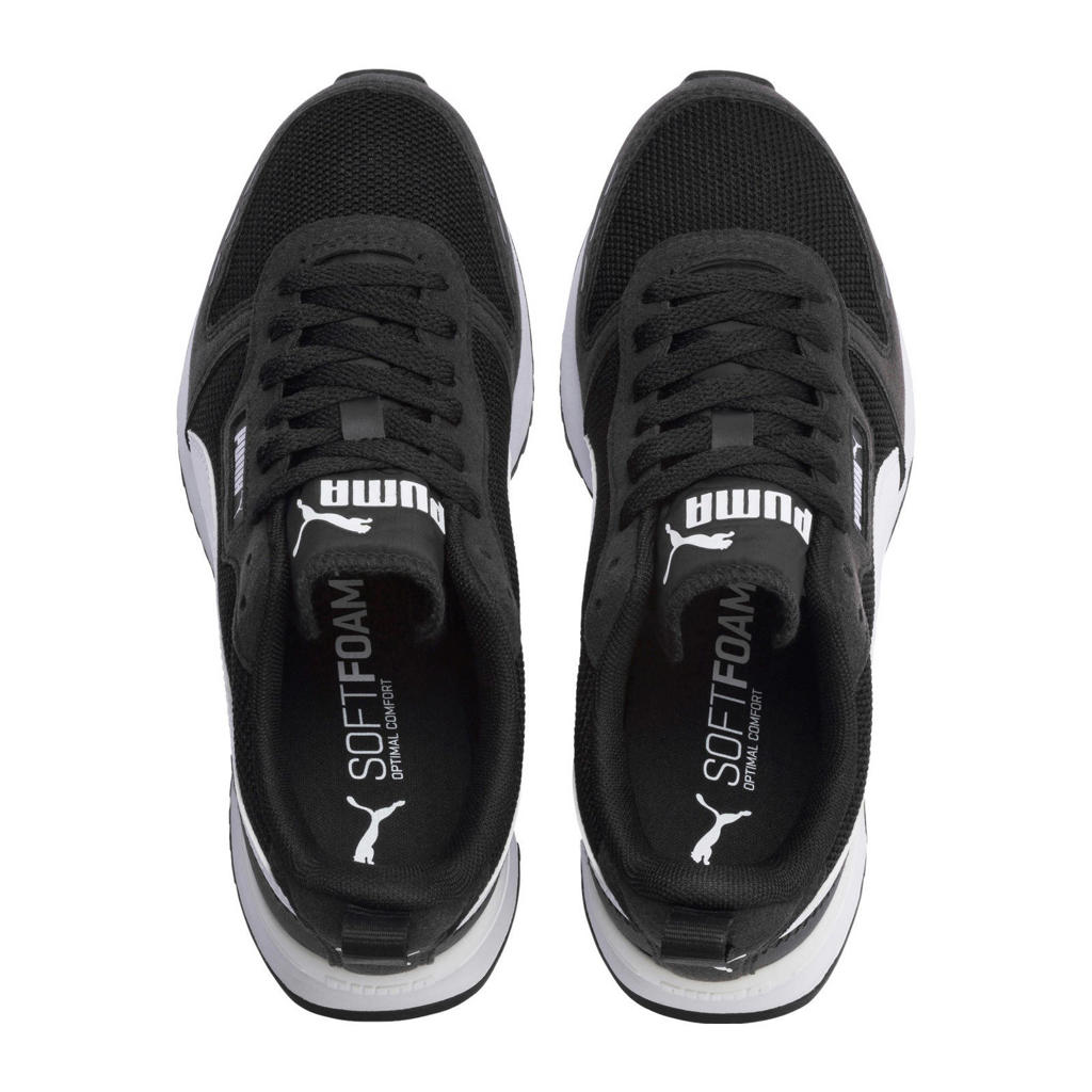 Puma R78 Runner sneakers zwart/wit | wehkamp