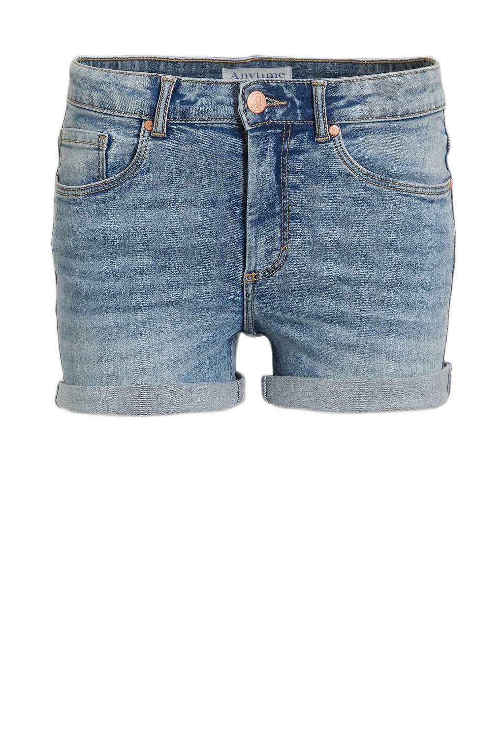 anytime denim short blauw kopen? | Morgen in huis | wehkamp