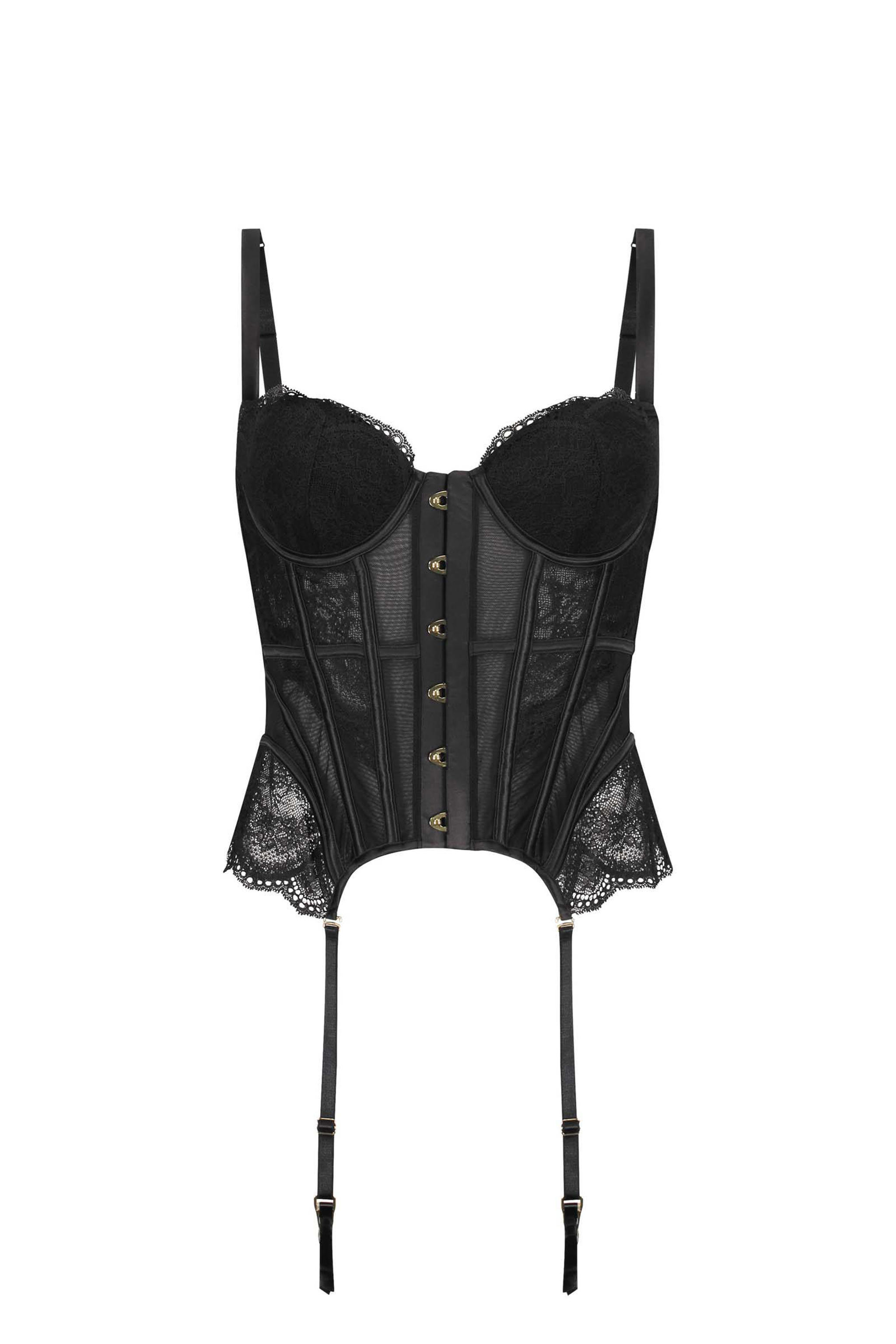 Hunkemöller bustier Fleur by Nyakim zwart | wehkamp