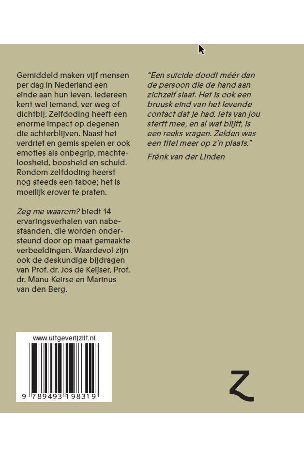 Marjan Spelbrink Zeg me waarom | wehkamp