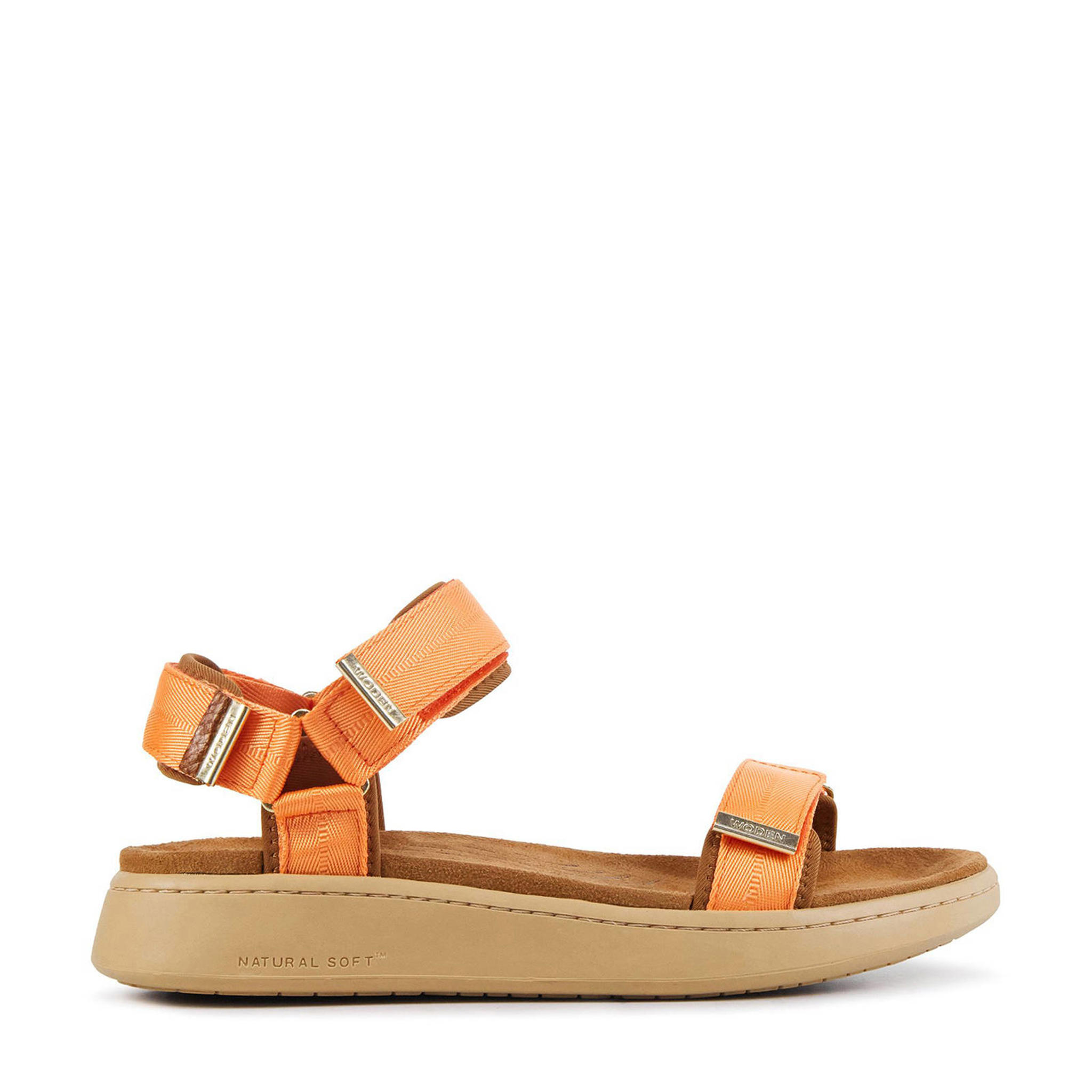 Woden Line sandalen oranje kopen? | Morgen in huis | wehkamp
