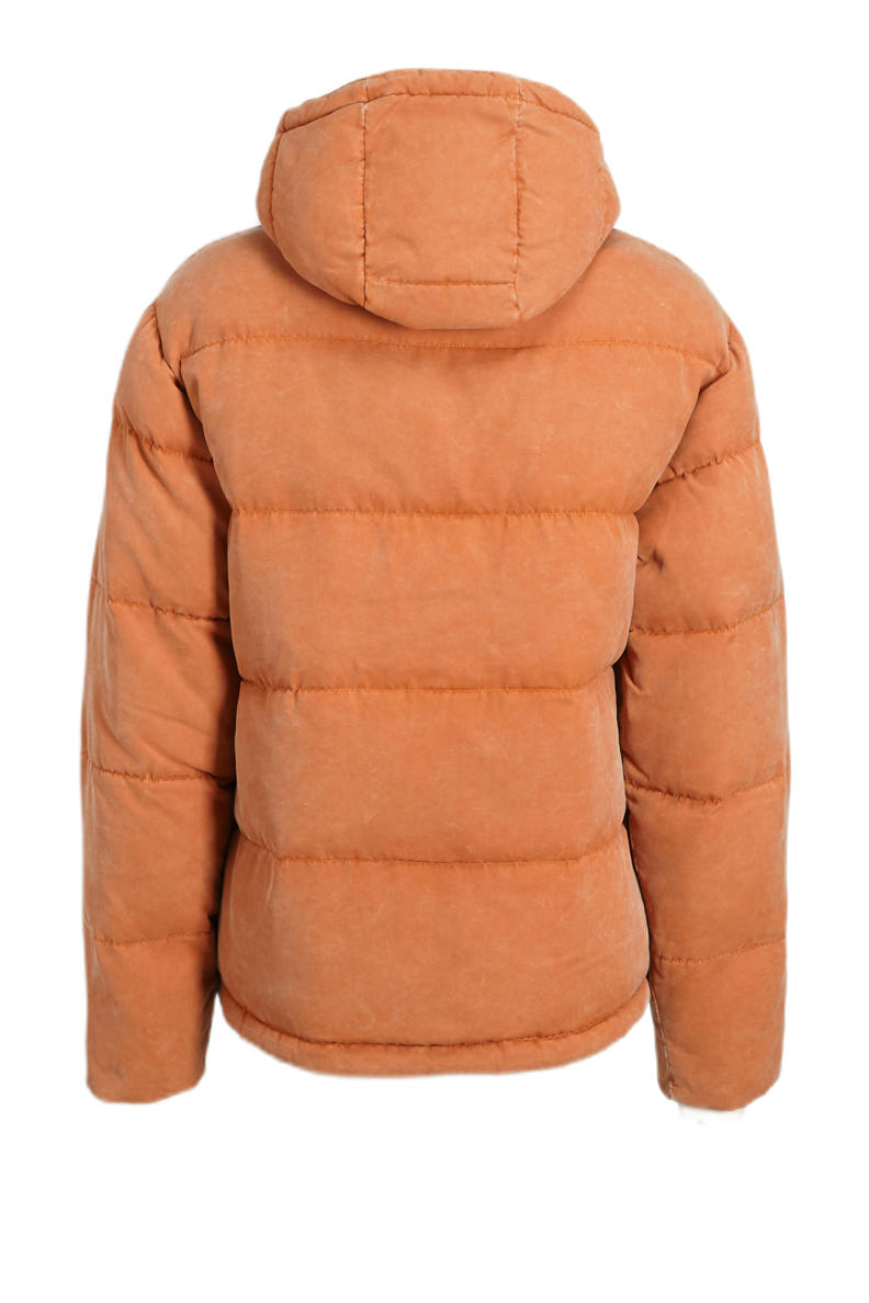 Lyle & Scott gewatteerde jas victory orange | wehkamp