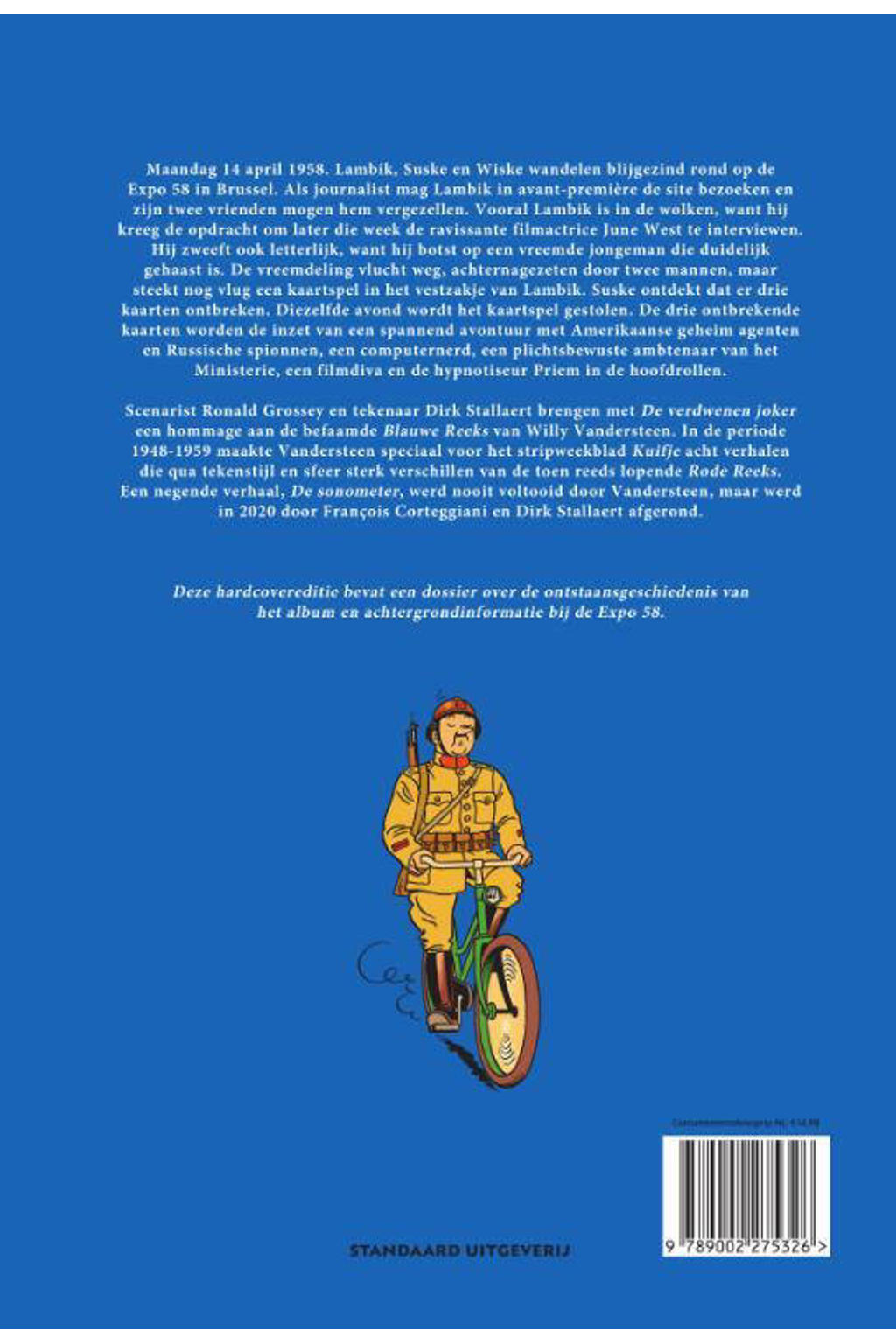 Willy Vandersteen en Ronald Grossey Suske en Wiske: De verdwenen joker ...