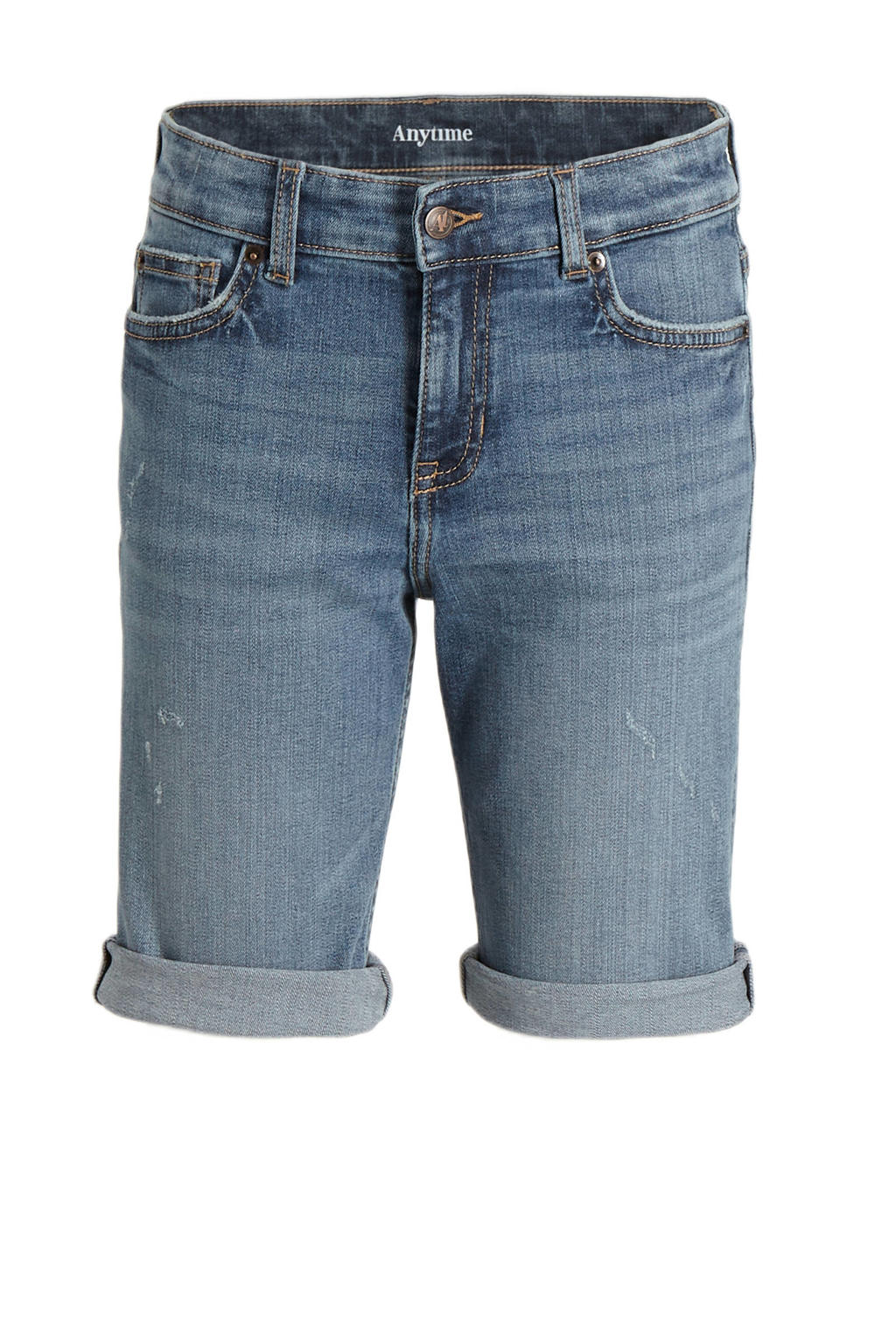 anytime denim short blauw kopen? | Morgen in huis | wehkamp