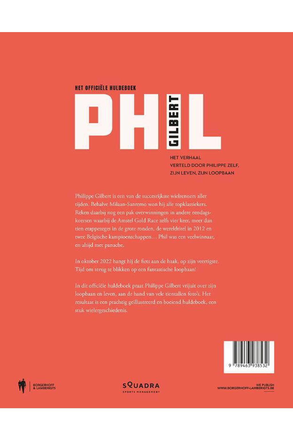 Stéphane Thirion Phil Gilbert, het officiële huldeboek | wehkamp