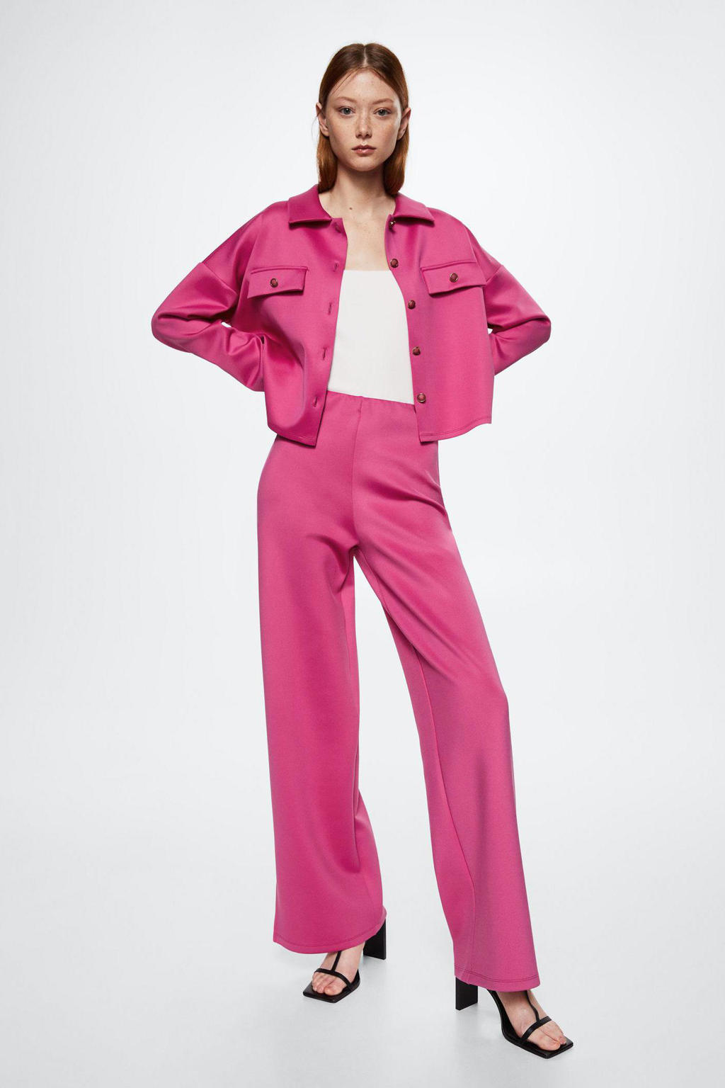 Mango jasje fuchsia kopen? | Morgen in huis | wehkamp