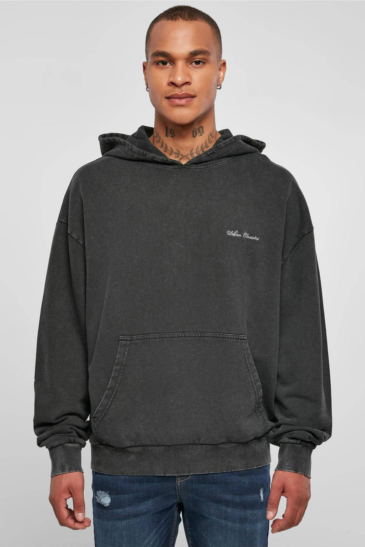Urban Classics hoodie black | wehkamp