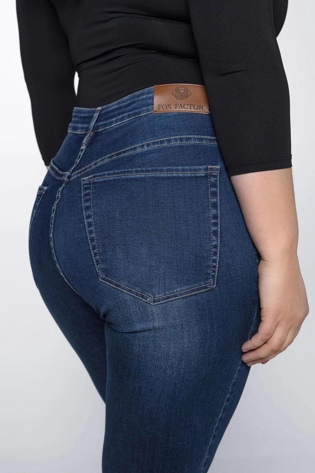 Fox Factor high waist slim fit jeans IRI rocky blue | wehkamp