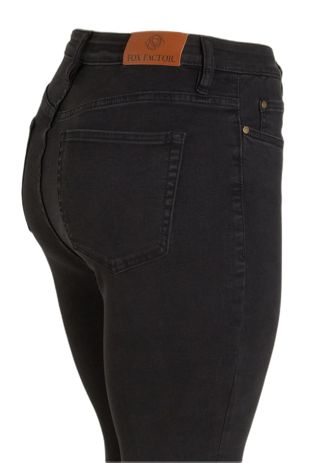 Fox Factor high waist slim fit jeans IRI raven black | wehkamp