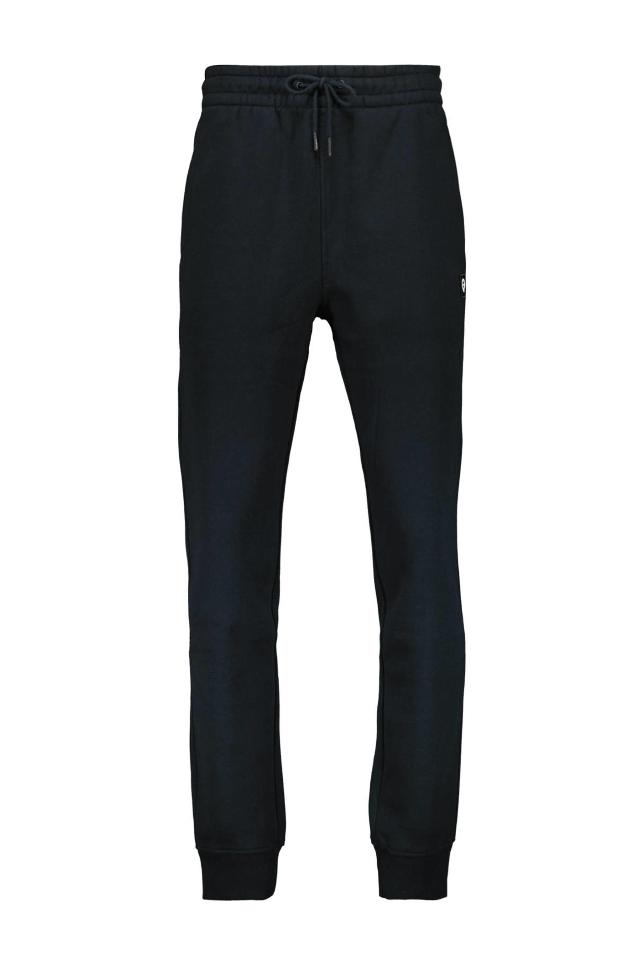 America Today slim fit joggingbroek zwart | wehkamp