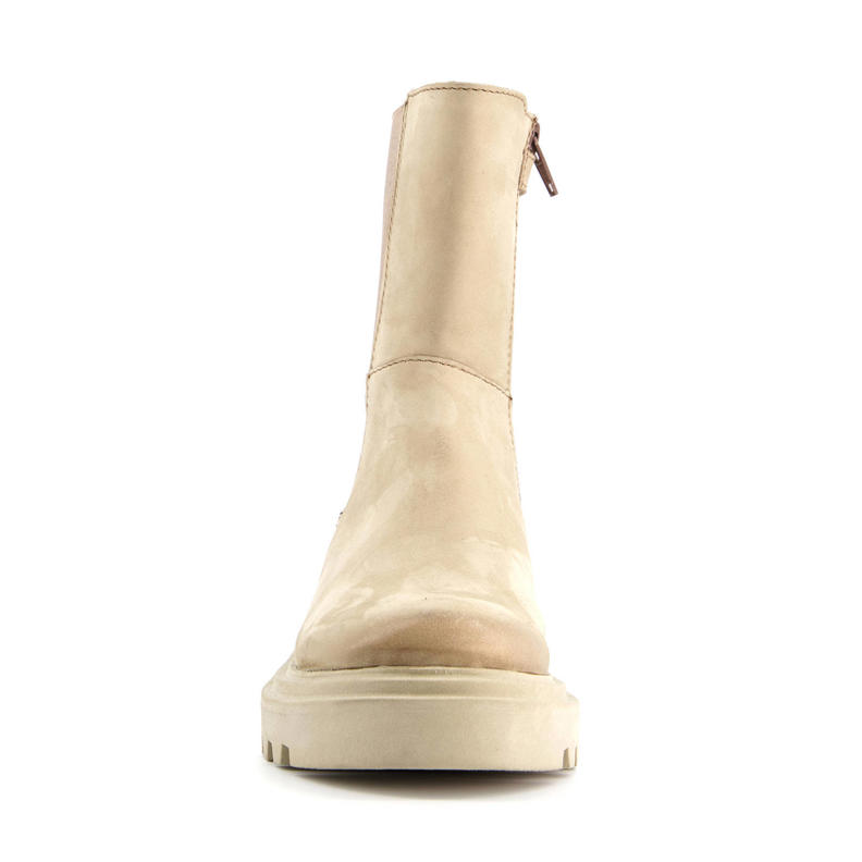 Scapino Groot nubuck chelsea boots beige | wehkamp