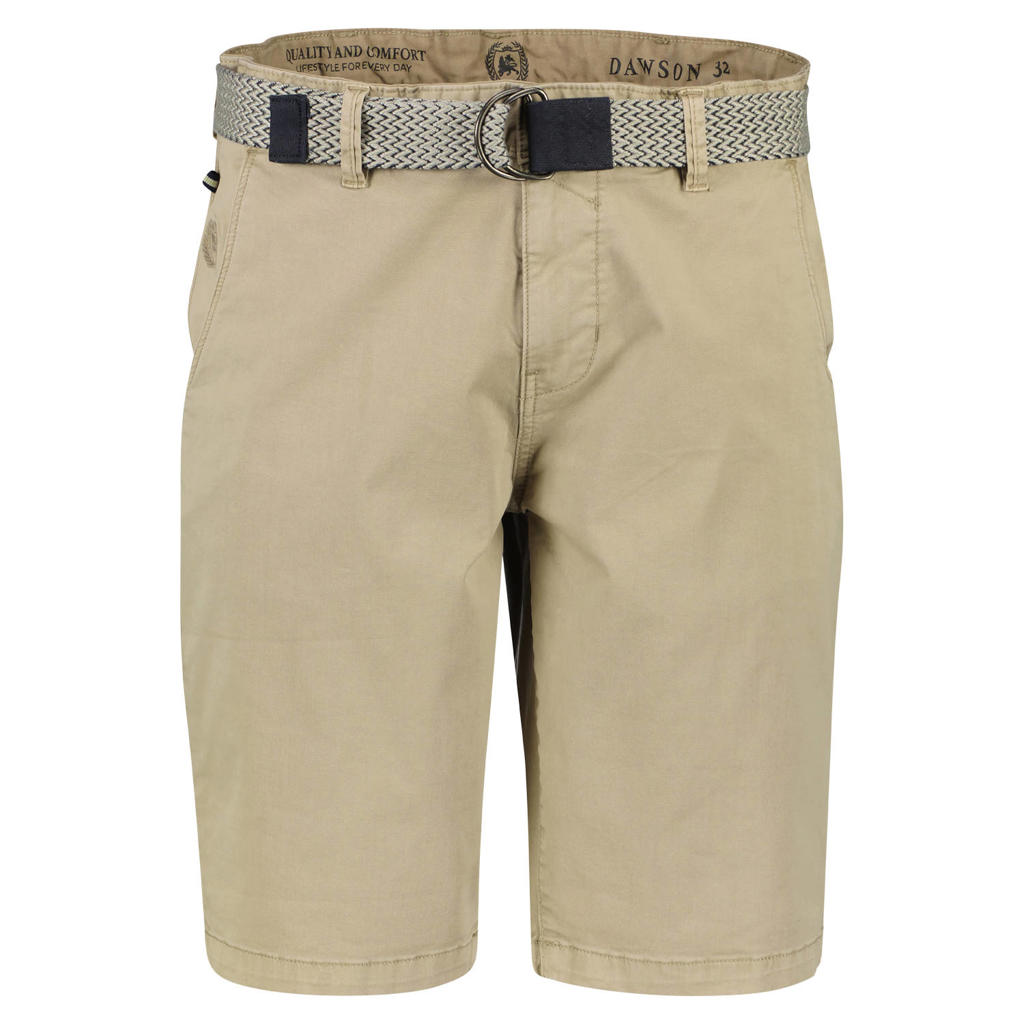 LERROS slim fit short sandy beige | wehkamp