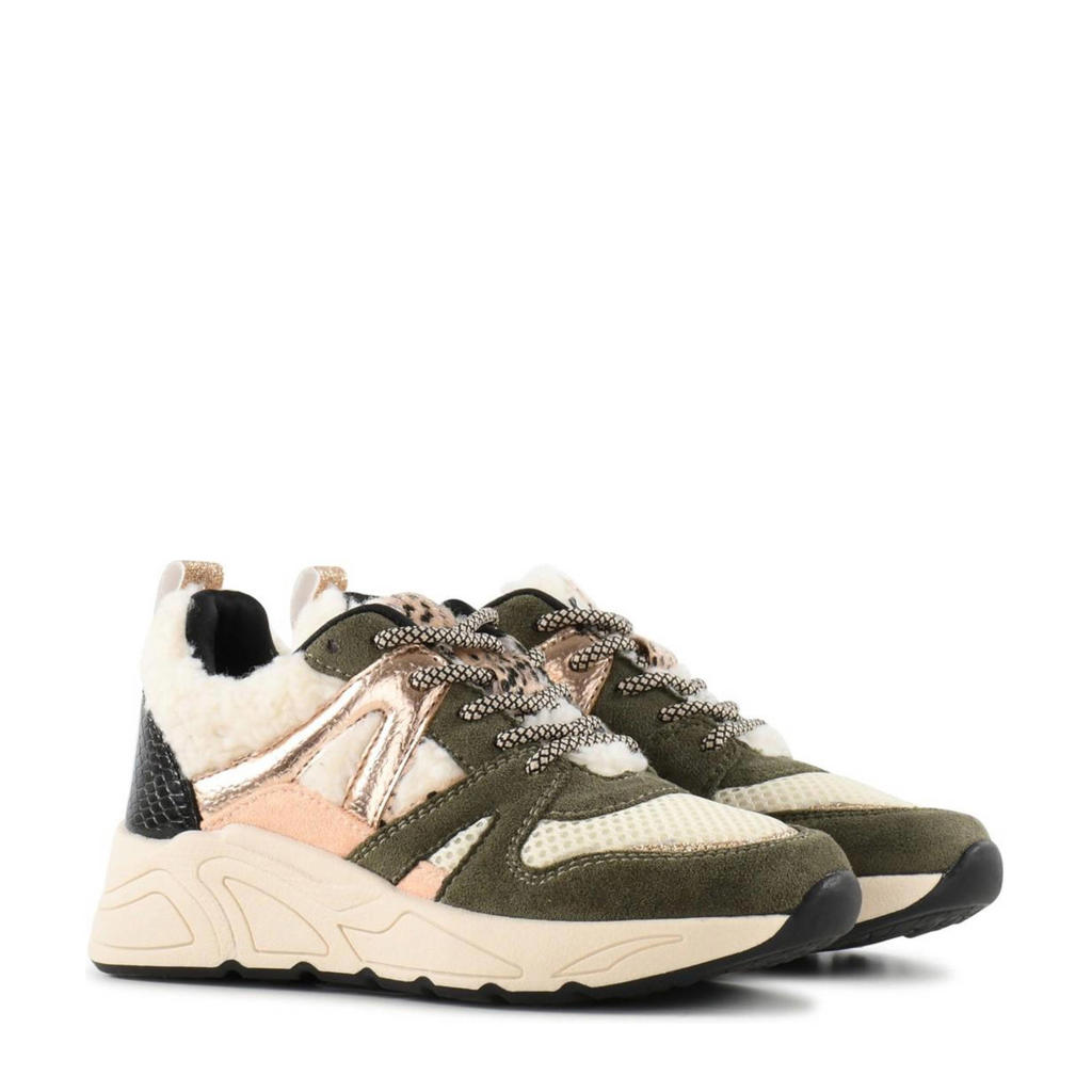 POSH by Poelman Carocel sneakers groen/multi | wehkamp