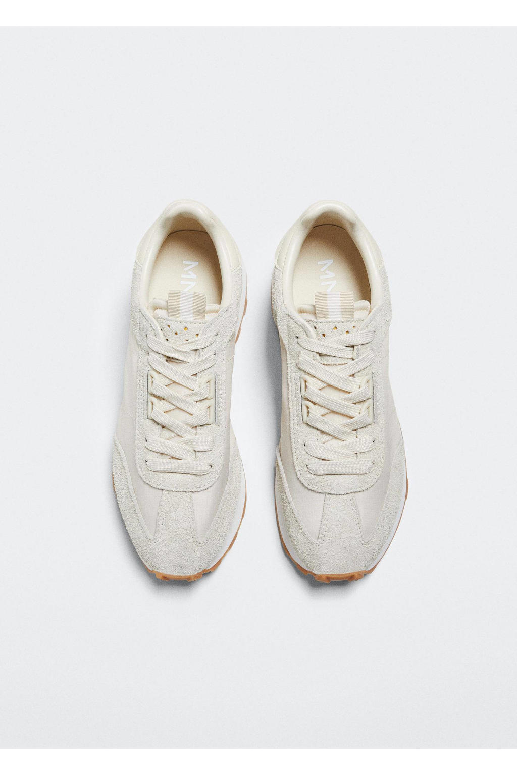 Mango suède sneakers beige | wehkamp