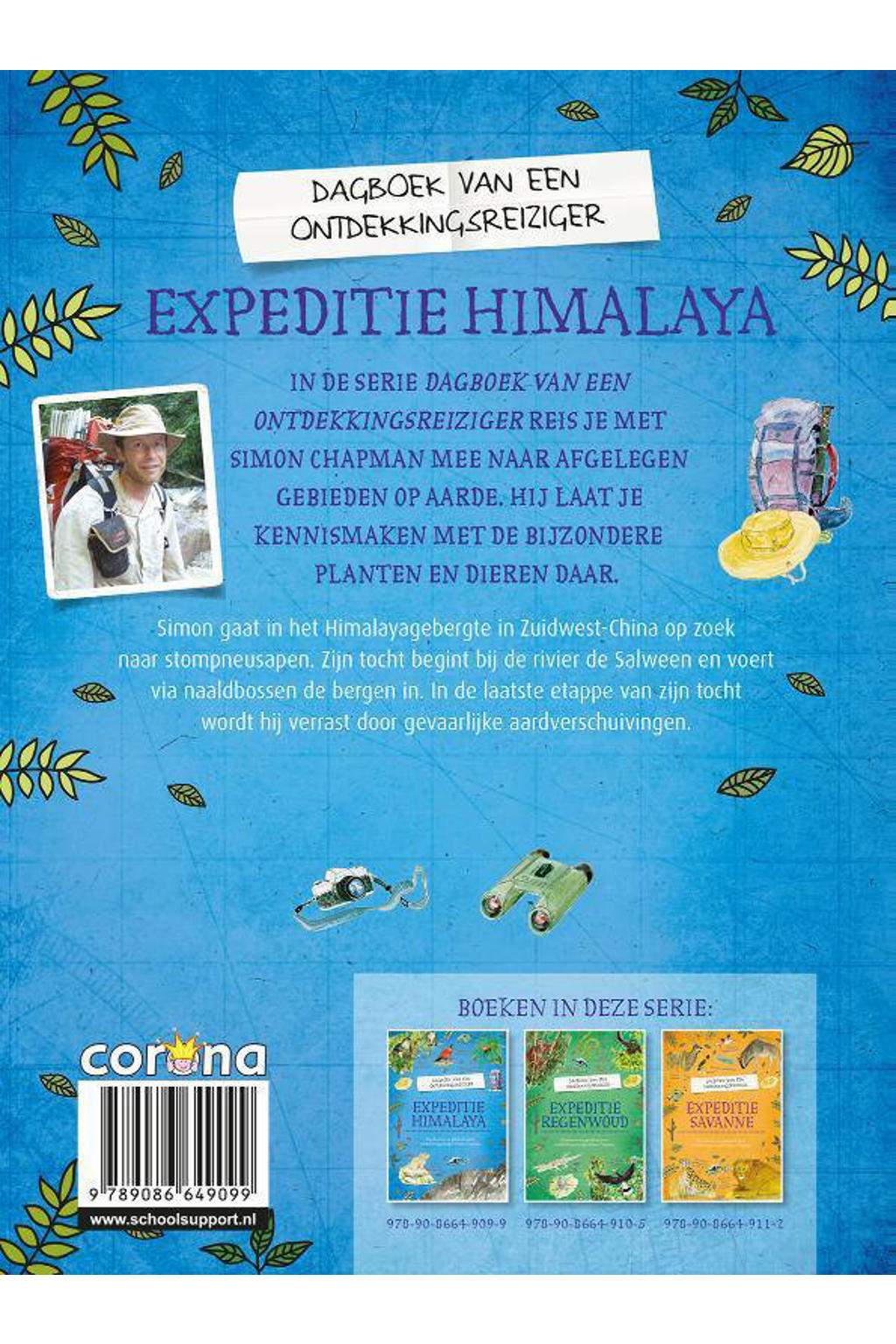 Simon Chapman Dagboek van een ontdekkingsreiziger: Expeditie Himalaya ...