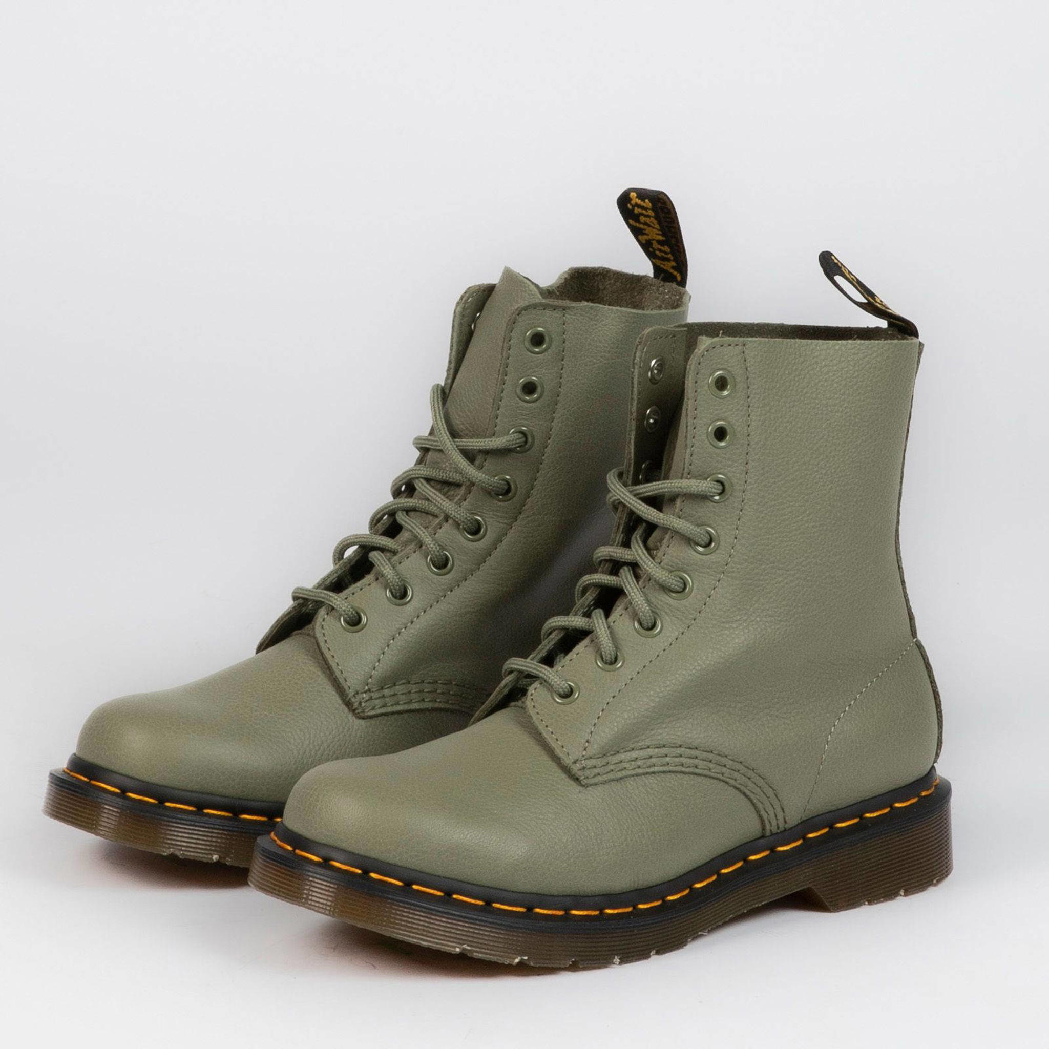Dr. Martens 1460 Pascal Virginia Green leren veterboots groen | wehkamp