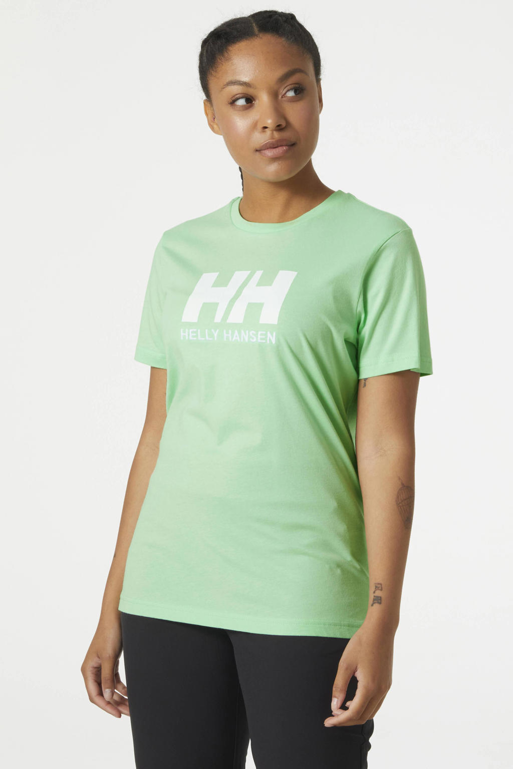 Helly Hansen T-shirt mintgroen | wehkamp
