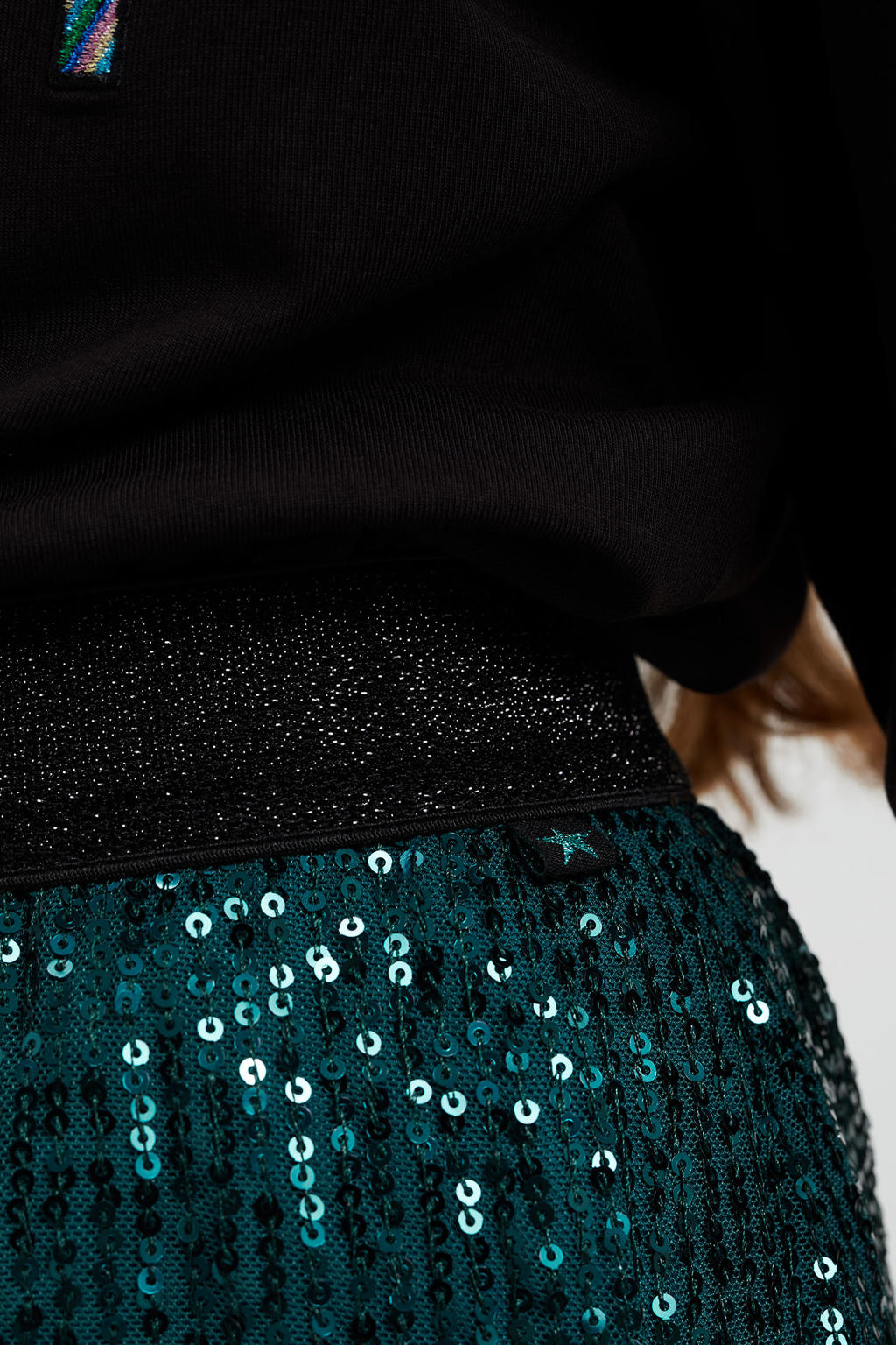 WE Fashion rok met pailletten donkergroen | wehkamp