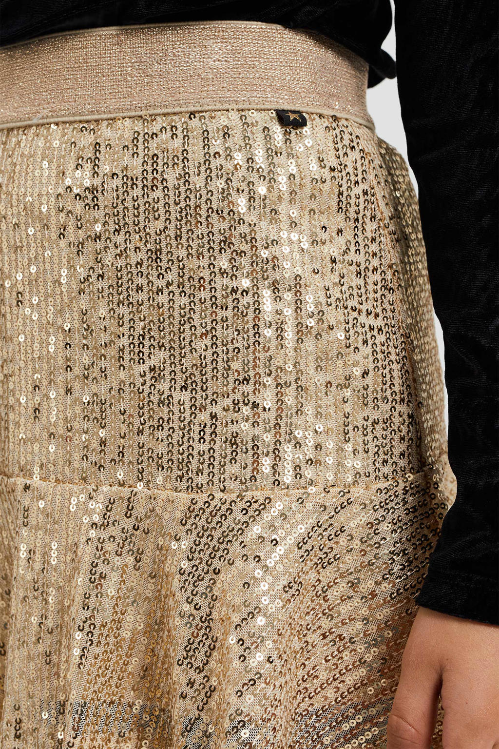 WE Fashion rok met pailletten goud | wehkamp