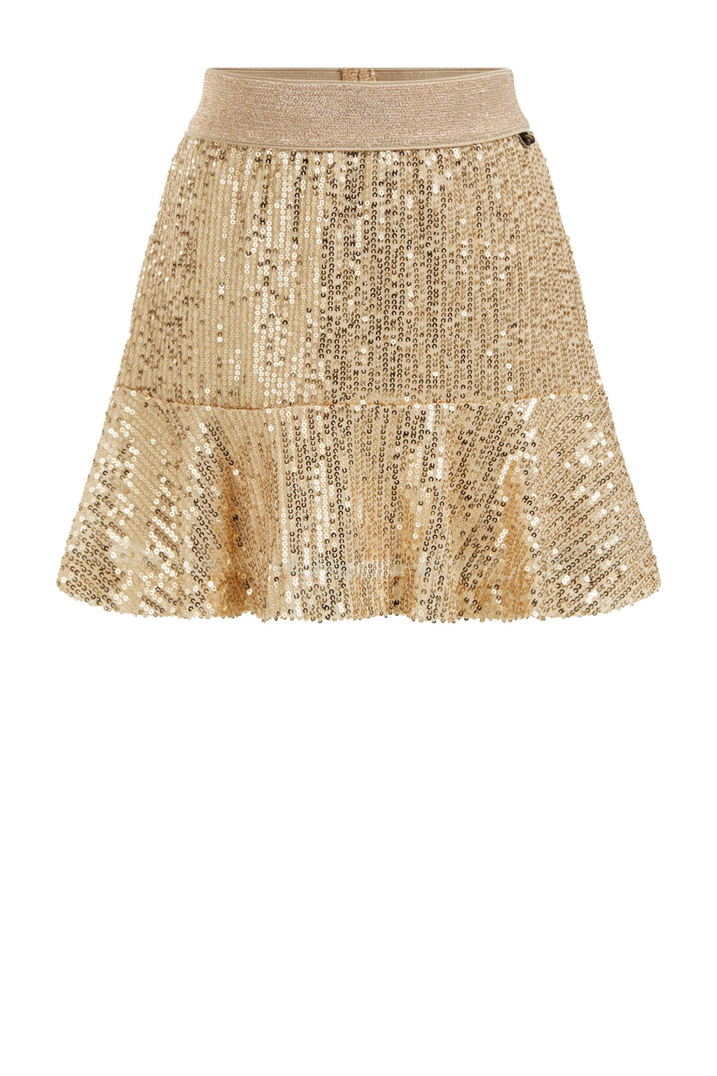 WE Fashion rok met pailletten goud | wehkamp