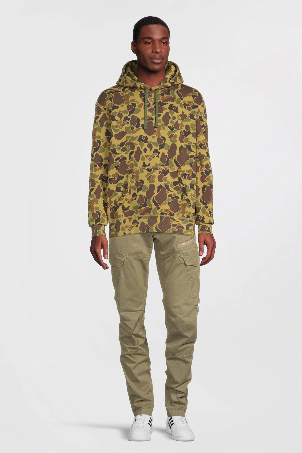 POLO Ralph Lauren hoodie met camouflageprint frog camo | wehkamp