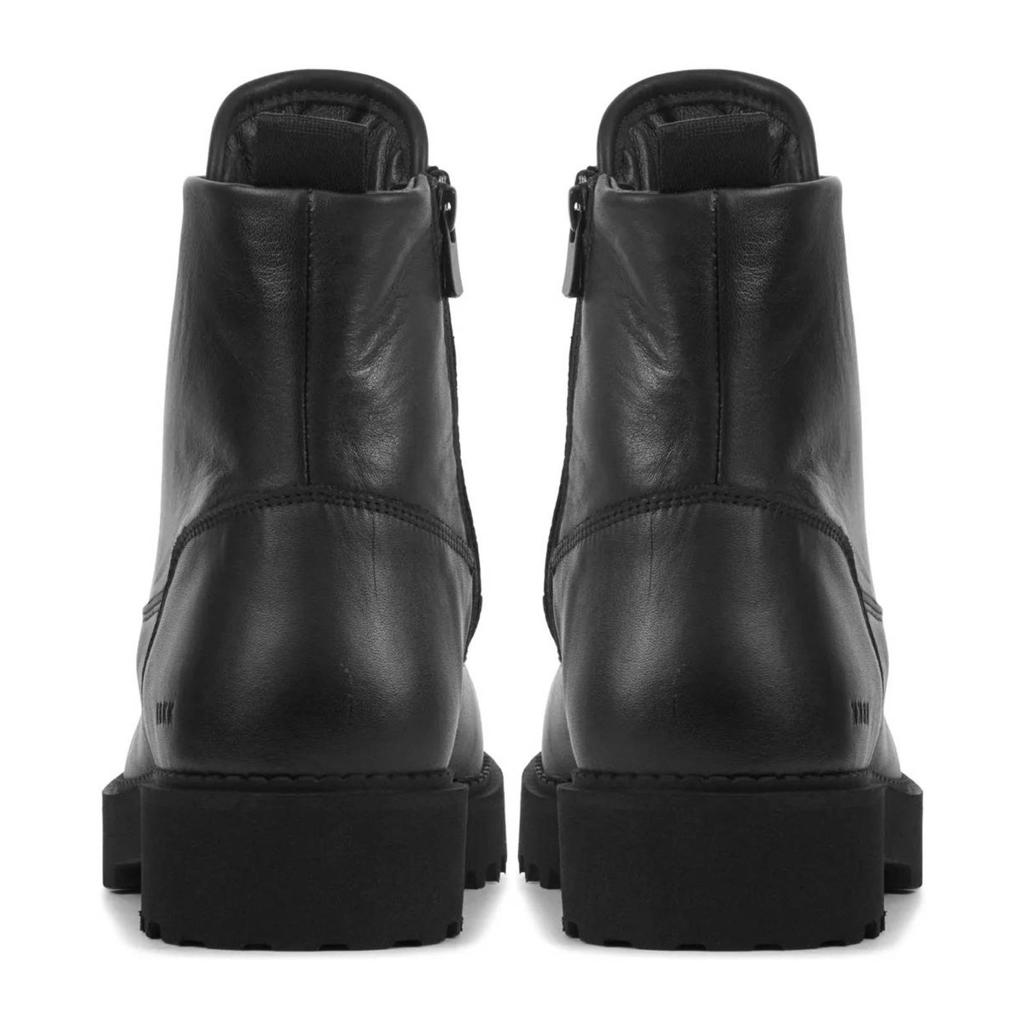 Nubikk Logan Harbor leren veterboots zwart | wehkamp
