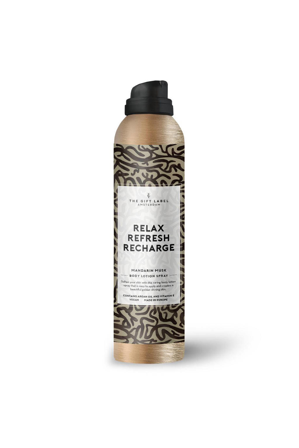 The Gift Label Relax, Refresh, Recharge bodylotion spray - 200 ml | wehkamp