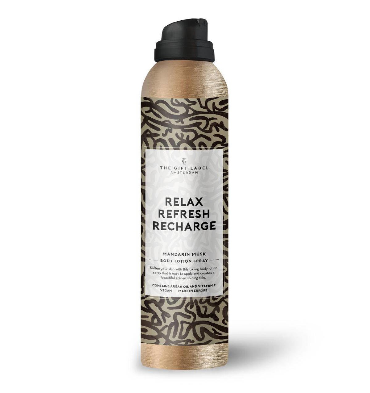 The Gift Label Relax, Refresh, Recharge bodylotion spray - 200 ml | wehkamp