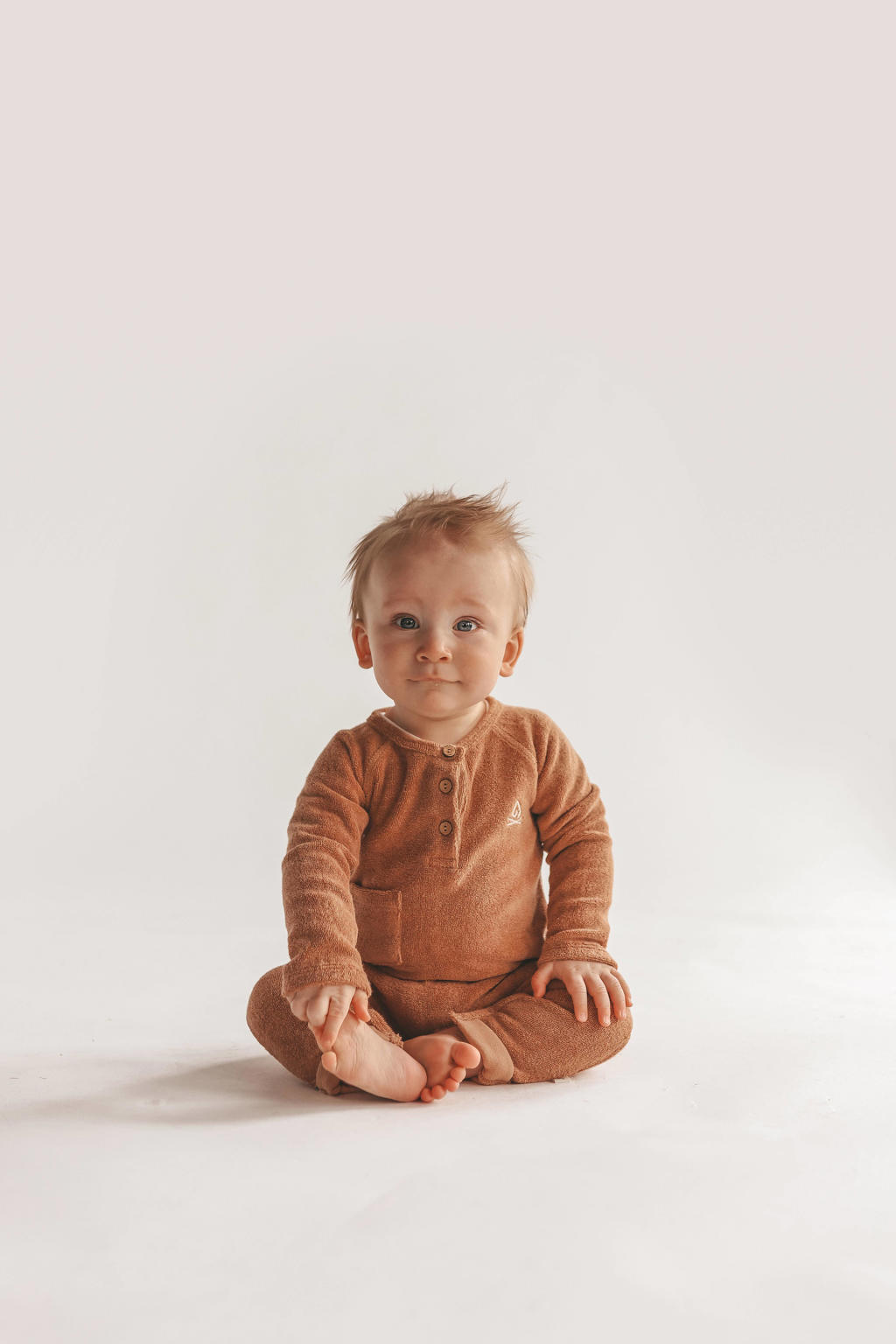 Your Wishes newborn baby badstof boxpak Bram bruin | wehkamp