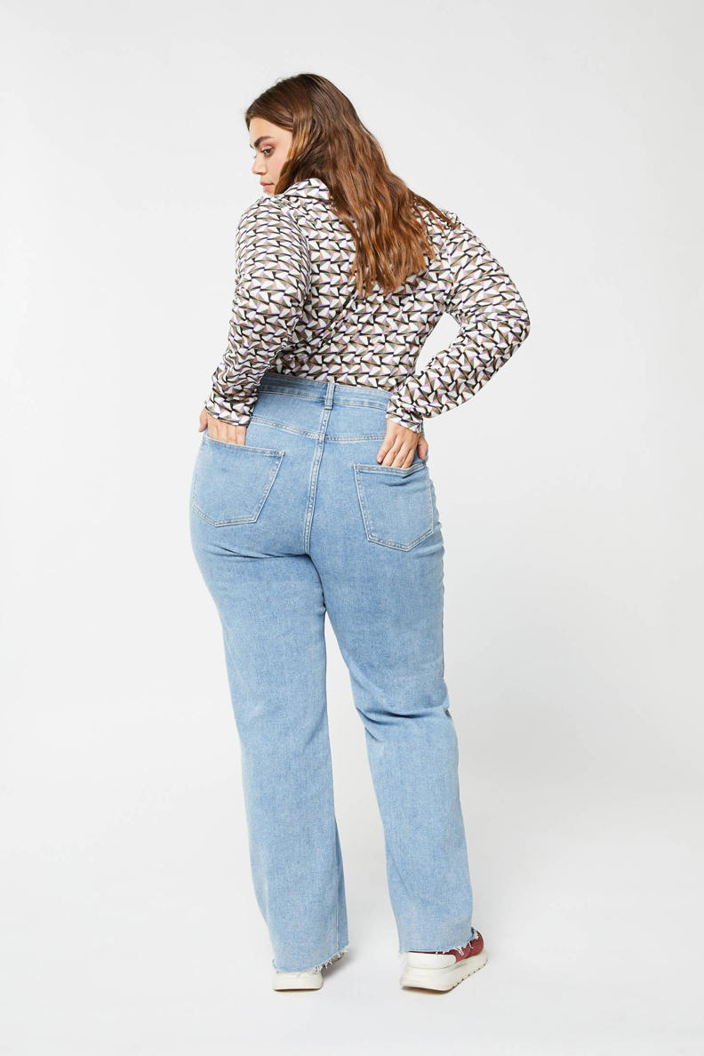 ZINO & JUDY high waist flared jeans light denim | wehkamp