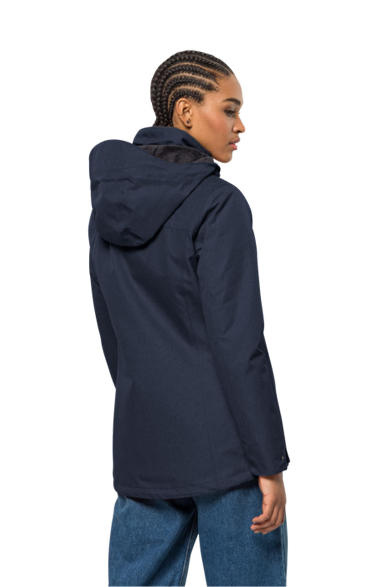 Jack Wolfskin outdoor jas Park Avenue donkerblauw | wehkamp