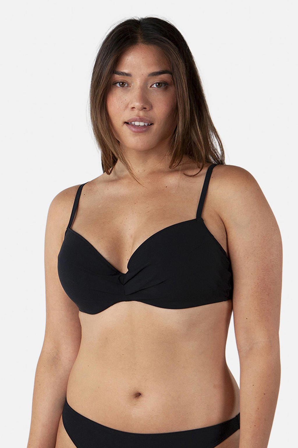 Barts voorgevormde beugel bikinitop Solid zwart | wehkamp