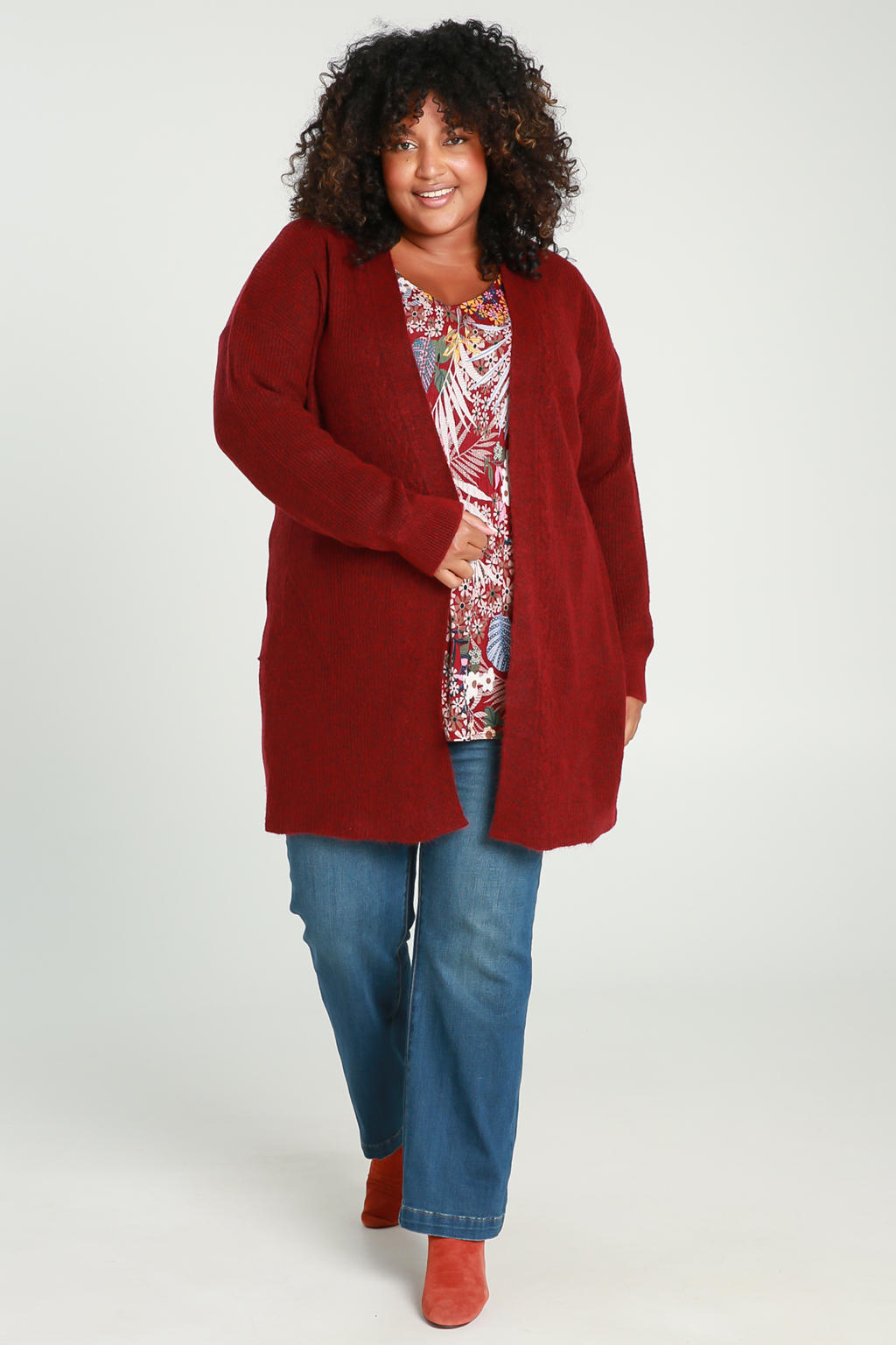 Paprika vest donkerrood kopen? | Morgen in huis | wehkamp