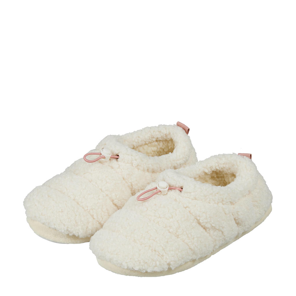 Apollo teddy pantoffels ecru kopen? | Morgen in huis | wehkamp