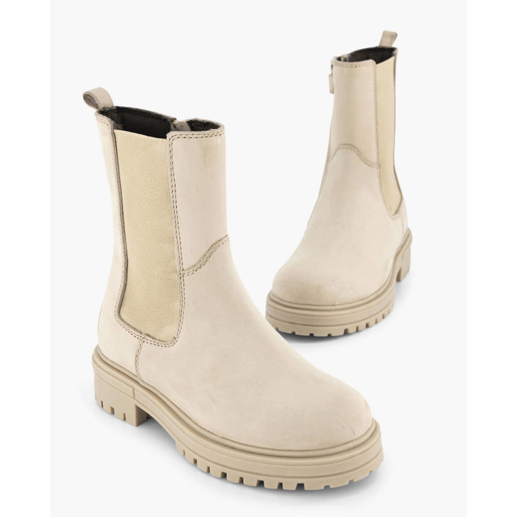 Limelight girl nubuck chelsea boots beige | wehkamp