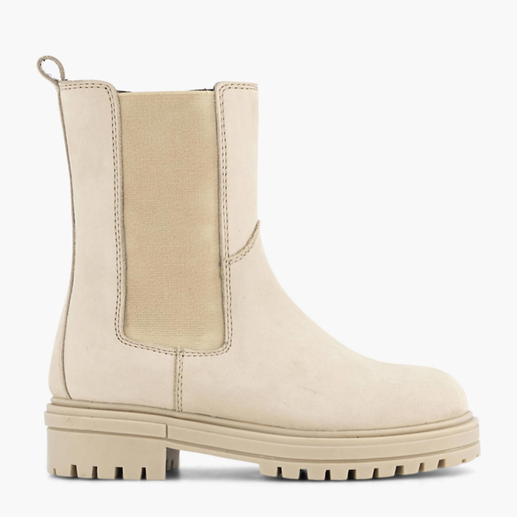Limelight girl nubuck chelsea boots beige | wehkamp